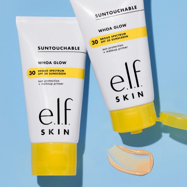 Elf Sunscreen: SKIN Suntouchable Whoa Glow With SPF 30 - Her Beauty Plug